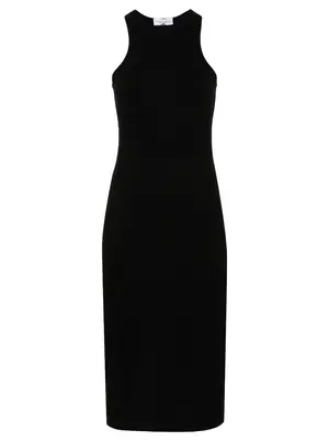 IOANA CIOLACU Ribbed Midi Dress - Black