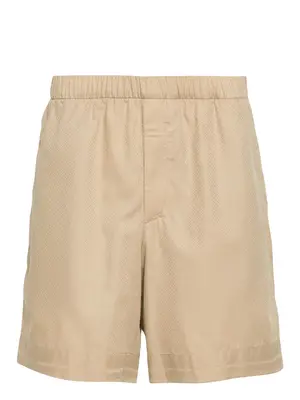 Givenchy 4g Cotton Bermuda Shorts - Neutrals