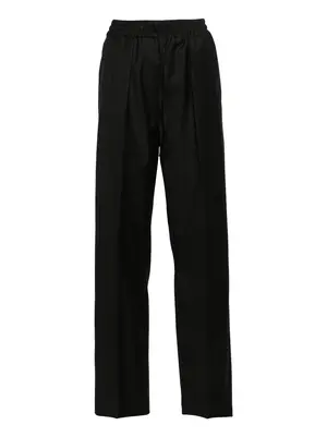 Isabel Marant Liska Plaid Wool Trousers - Grey