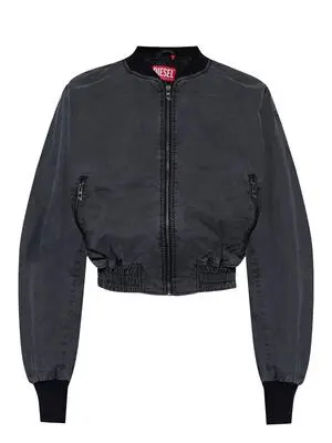 DIESEL G-rail-p1 Bomber Jacket - Black