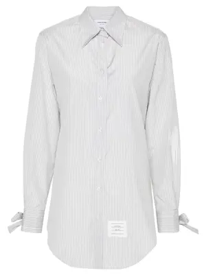 THOM BROWNE Thom Browne Bow-Cuff Shirt Dress