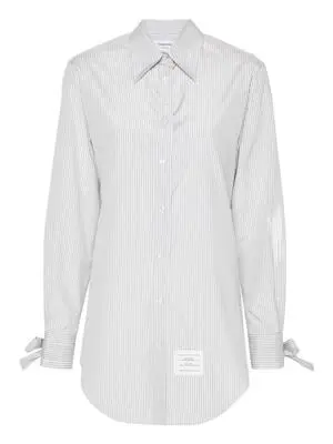 THOM BROWNE Thom Browne Bow-Cuff Shirt Dress
