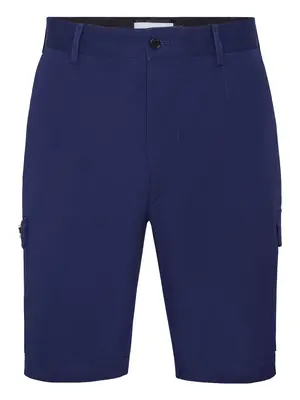 Philipp Plein Logo-plaque Cargo Shorts - Blue