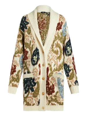ETRO ETRO Paisley Jacquard-Knit Cardigan