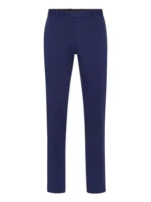 Philipp Plein Mid-rise Slim-fit Chinos - Blue