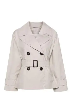 Max Mara Double-breasted Trench Coat - Neutrals