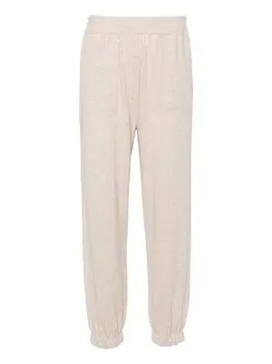 Brunello Cucinelli Cashmere Track Pants Neutrals