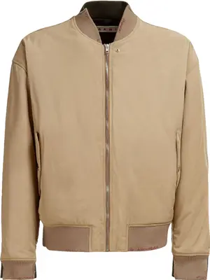 Marni Two-tone Bomber Jacket - Neutrals