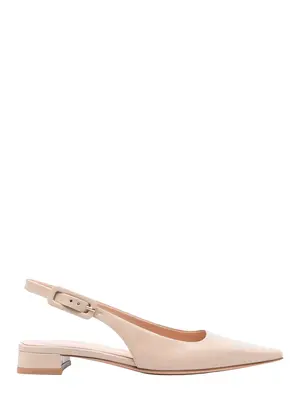 GIANVITO ROSSI 20mm Lindsay Slingback Pumps - Neutrals