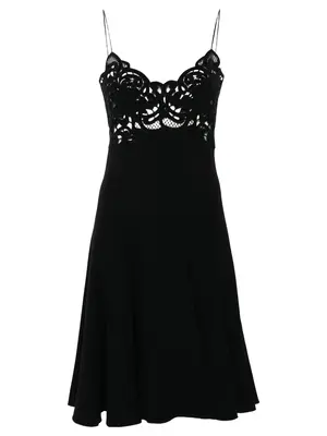 Ermanno Scervino Lace Lingerie Dress - Black