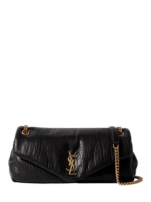 Saint Laurent Calypso Medium Padded Shoulder Bag - Black
