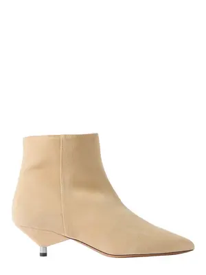 Isabel Marant Eana Suede Ankle Boots - Neutrals