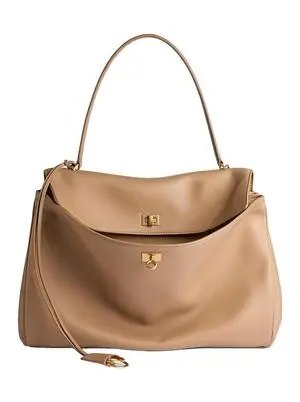Balenciaga Rodeo Large Handbag - Latte