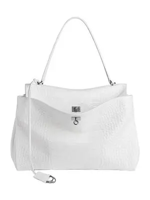 Balenciaga Rodeo Large Handbag - White Croc