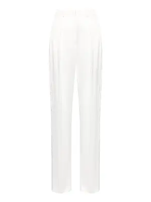Elisabetta Franchi Tapered Trousers - White