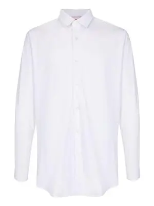 Hugo Long-sleeved Cotton Shirt - White