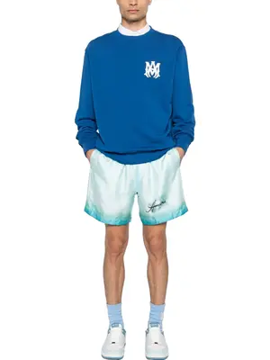 Amiri Resort Club Thigh-length Shorts - Blue