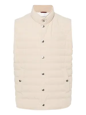 Brunello Cucinelli Quilted Gilet - Neutrals