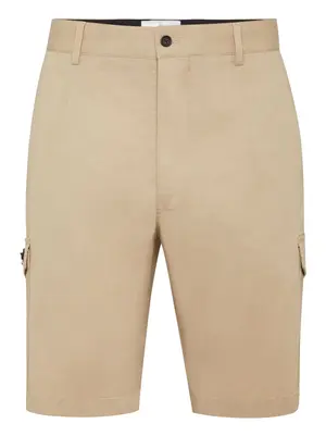 Philipp Plein Logo-plaque Cargo Shorts - Neutrals