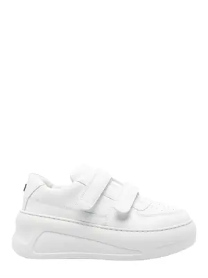 Acne Studios Touch-strap Platform Sneakers - White