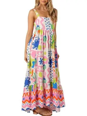 PETAL & PUP Printed Maxi Dress - Mercedes Print