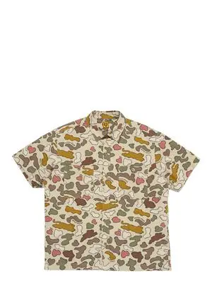 HUMAN MADE X Kaws Made Camo Shirt - Brown