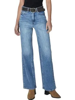 UNPUBLISHED Jolene Wide Leg Jeans - Medium Blue