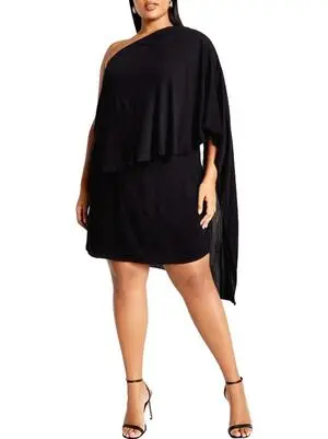 CITY CHIC City Chic Lily One-Shoulder Mini Dress
