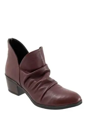 BUENO Cori Ankle Bootie - Merlot