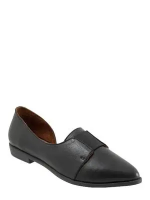 BUENO Brenda D'orsay Leather Flats - Black
