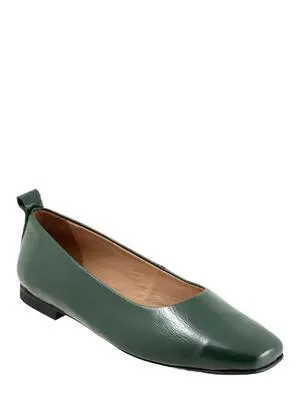 BUENO Bueno Elizabeth Flat Hunter Green Patent