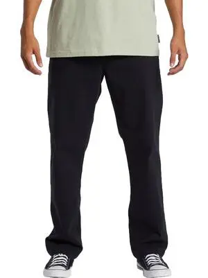 Quiksilver Dna Beach Cotton Twill Pants - True Black