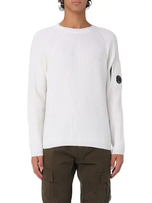 C.P. COMPANY Pullover Sweater - White