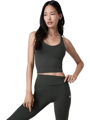Vuori Vuori Halo Performance Crop Top 2.0 Kale