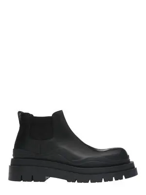 BOTTEGA VENETA Leather Tire Chelsea Boots