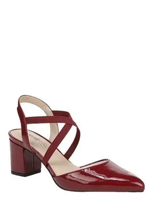 LIFESTRIDE LifeStride April Slingback Pumps Dark Cherry