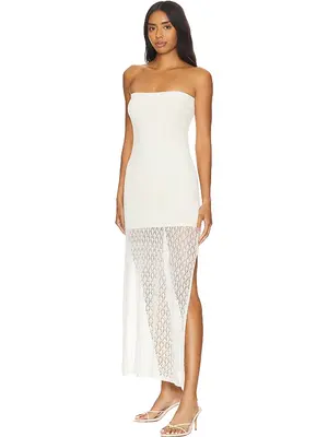 Bec & Bridge Aurora Strapless Dress - Ivory
