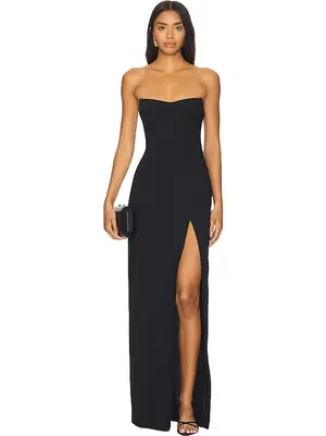 Amanda Uprichard X Ivy Gown - Black