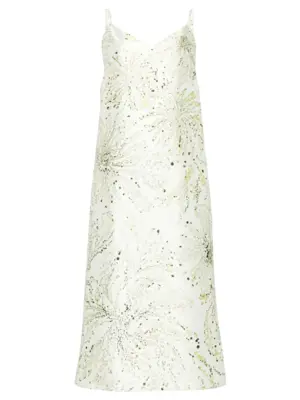 SAIID KOBEISY Saiid Kobeisy Printed Mikado Dress