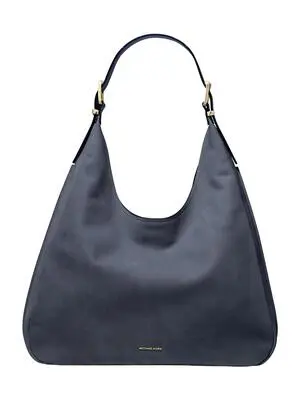 Michael Kors Michael Michael Kors Nolita Large Nubuck Hobo Shoulder Bag Blue