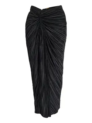 Cult Gaia Sonoma Draped Skirt - Black
