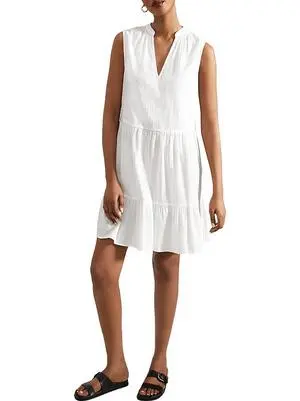 HOBBS LONDON Soho Swing Dress - White