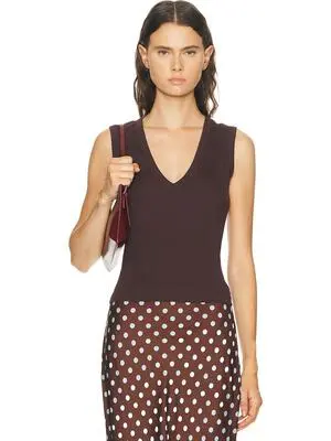 FLORE FLORE Dewi Tank Top - Choco Plum