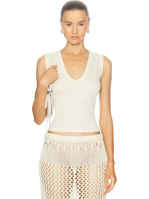 FLORE FLORE Dewi Tank Top - Off White