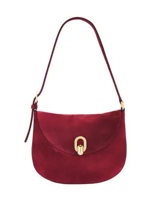 Savette Savette The Small Tondo Hobo Bag Wine