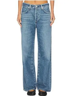Citizens Of Humanity Annina Petite Wide Leg Jeans - Denim-medium
