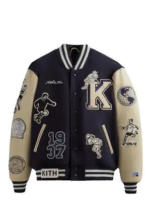 KITH Kith Russell Athletic CUNY Queens College Golden Bear Jacket