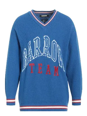 BARROW Jacquard-knit Sweater - Blue