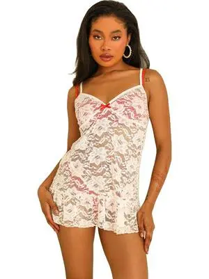 DIPPIN DAISY'S Dippin Daisys Tyra Mini Dress Cream