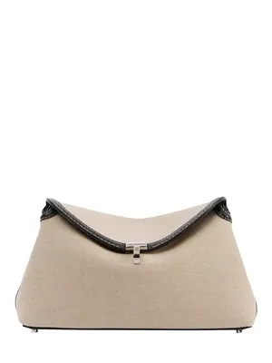 TOTÊME T-lock Clutch - Beige